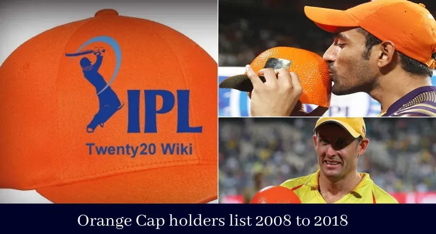 Check out the list of Orange Cap Winners in IPL from 2008 to 2023