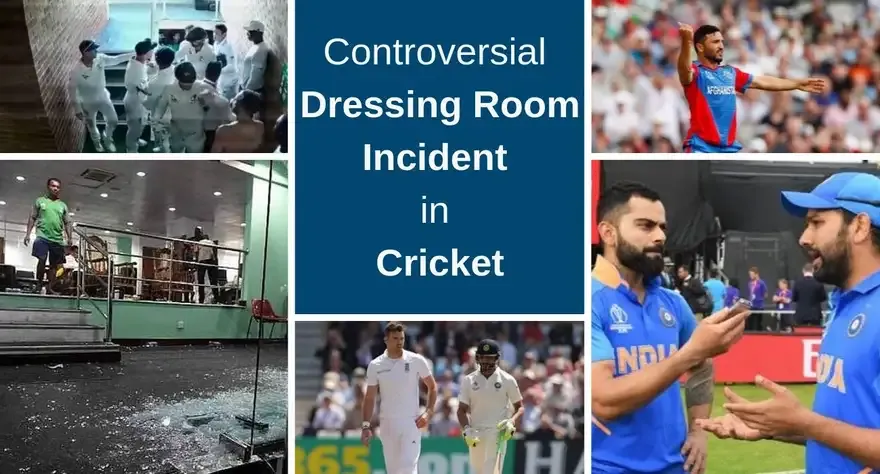 5 Controversial Dressing Room Incident in Cricket