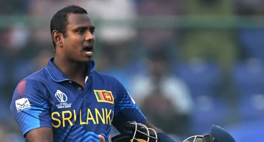 Angelo Mathews Stunned With First Ever International Cricket Timed Out