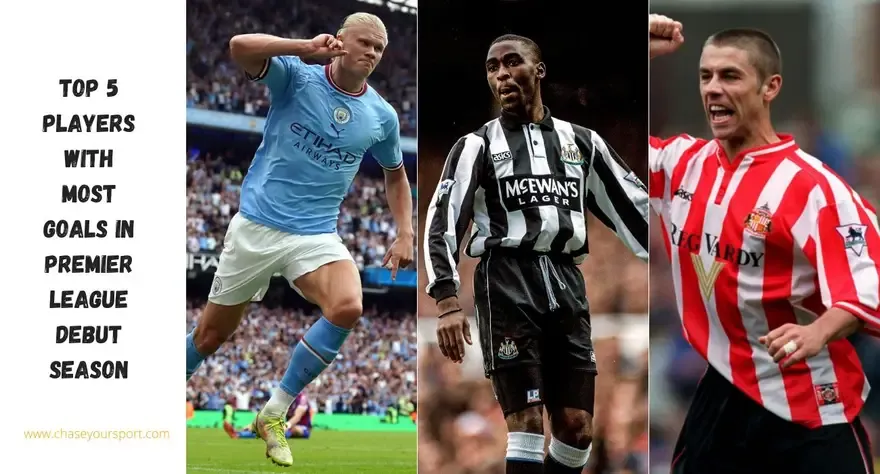 Top 5 Players with Most Goals in Premier League Debut Season