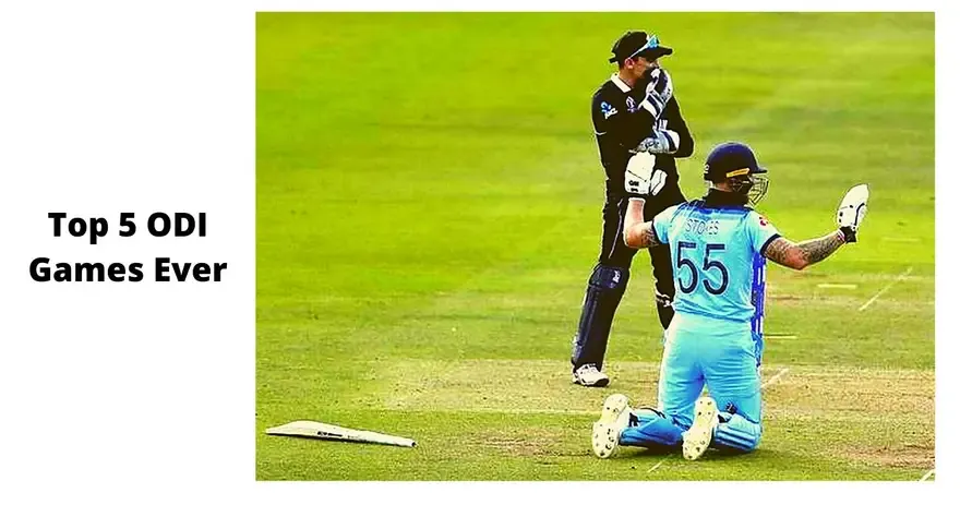 Top 5 ODI Matches in Cricket History