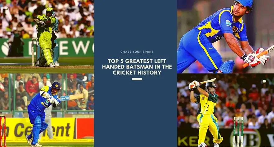 Top 5 greatest left-handed batsman in the cricket history