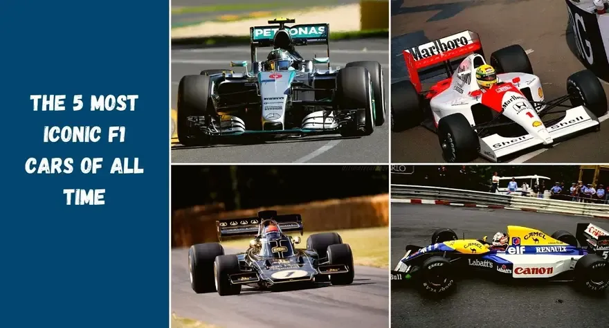 Best F1 cars | Top 5 most iconic F1 cars of all time