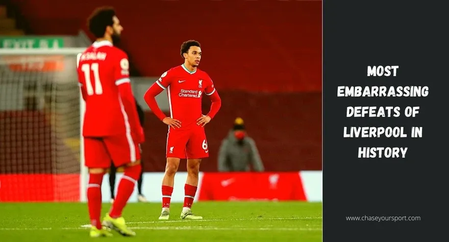 Most Embarrassing defeats of Liverpool in History