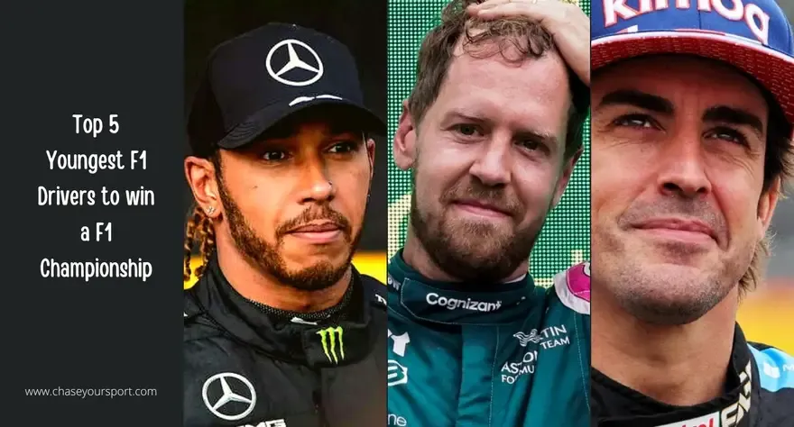 Top 5 Youngest F1 Drivers to win a F1 Championship