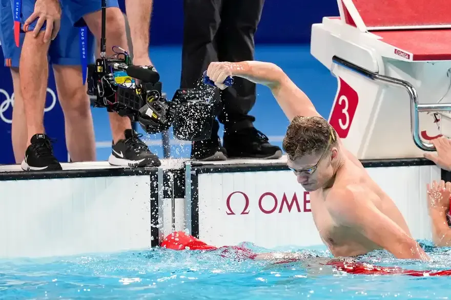 French Swimmer Leon Marchand Creates History With Two Medals On Wednesday