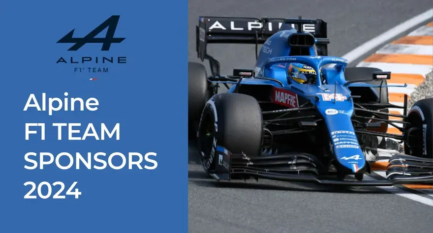 Top 10 sponsors of Alpine F1 Team in 2024
